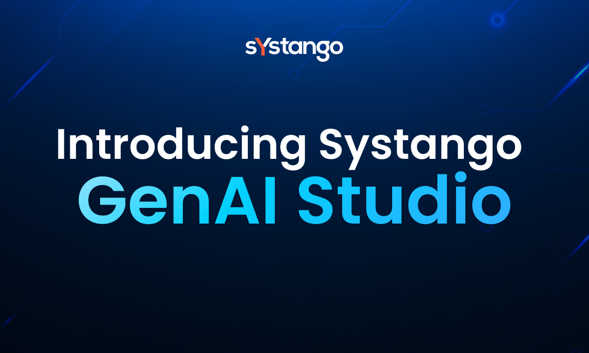 Systango Launches GenAI Studio to Fast-Track AI Adoption for UK ...