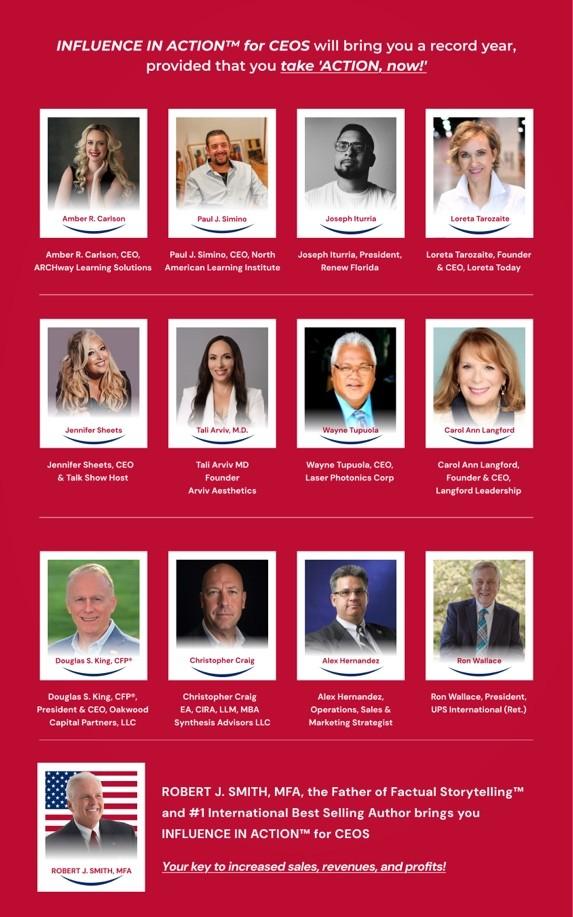 Robert J. Smith, MFA Announces Release of “INFLUENCE IN ACTION™ for ...