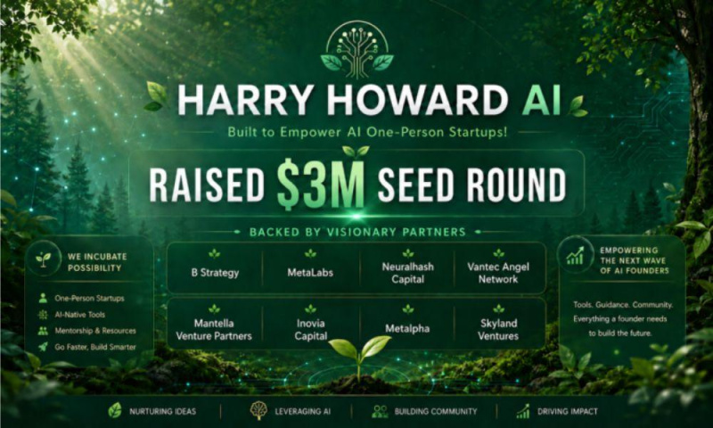 Harry Howard AI Secures $3 Million Seed Round to Scale AI-Powered ...